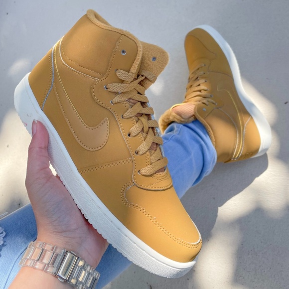 Nike | Shoes | Nike Air Force High Af1 Wheat Flaxseed Wheat | Poshmark